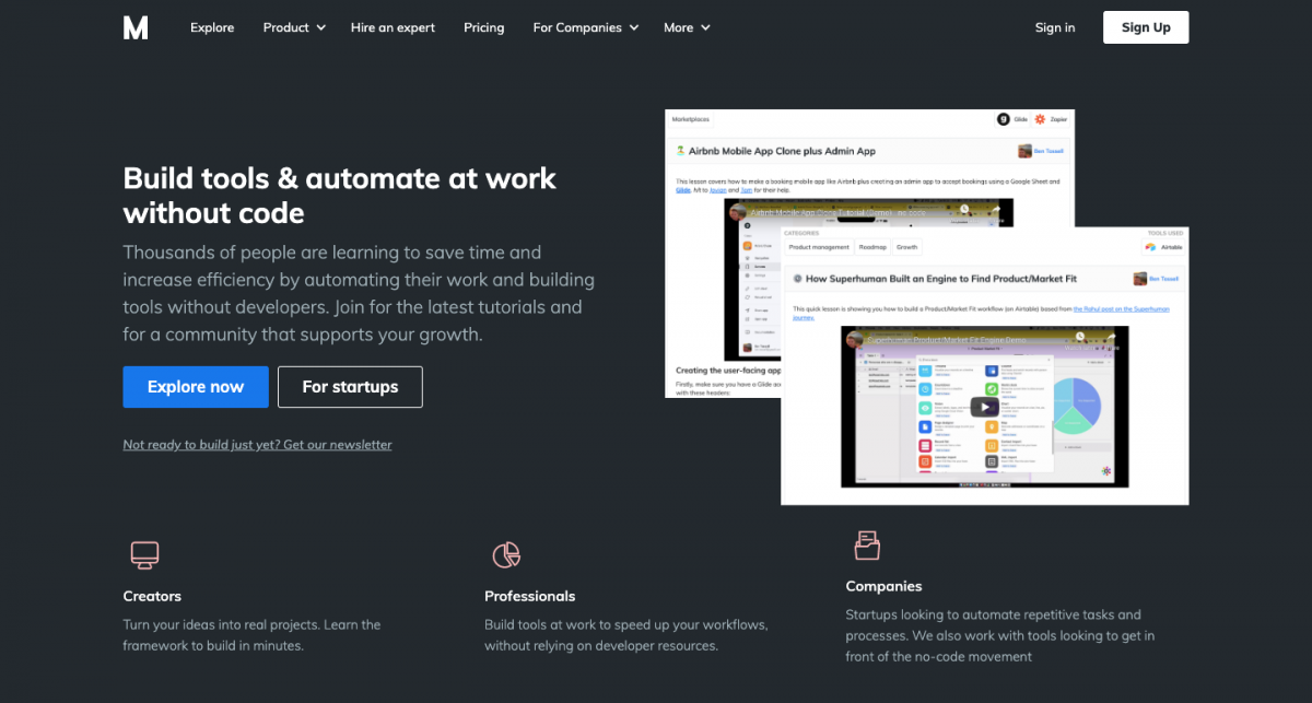 26 No-Code Apps and Tools to help build your next Startup | ISHIR ...