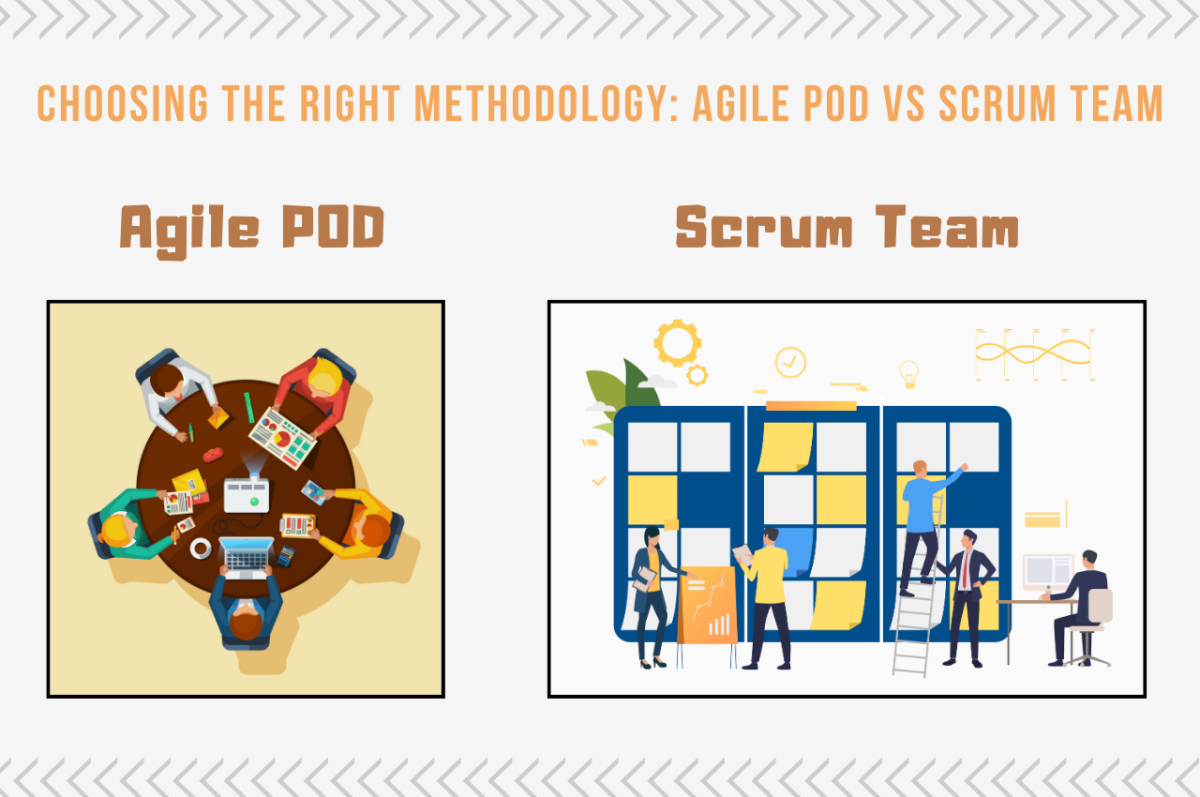 What is the difference between Agile PODs and Scrum Teams?